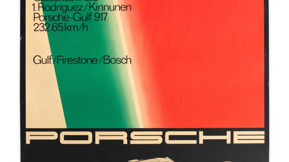 "Monza 1000 Chilometri Di Monza 1970" Porsche Racing Poster, 1970 | The ...