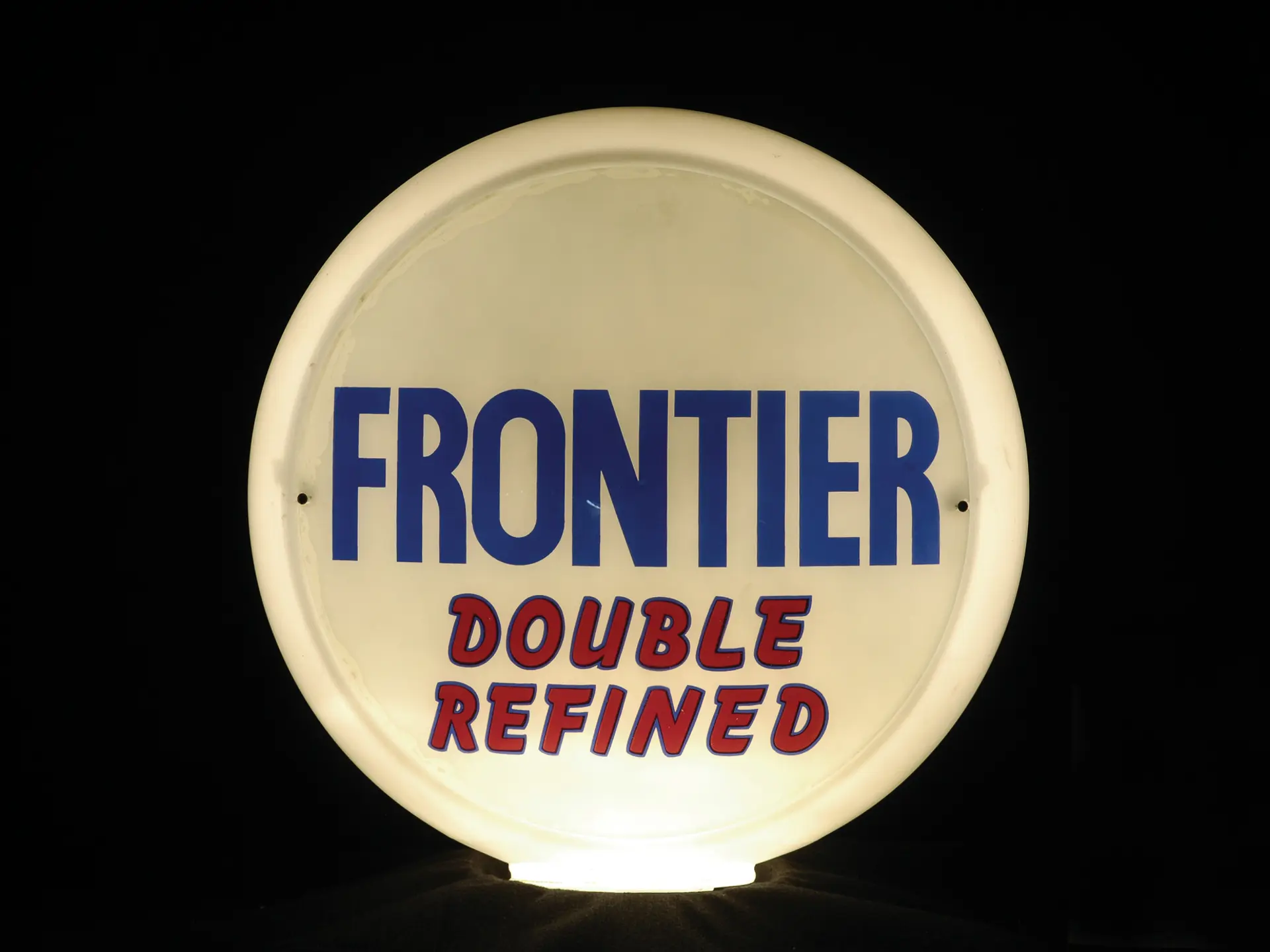 Frontier Double Refined large milk glass inserts and frame. All in very ...