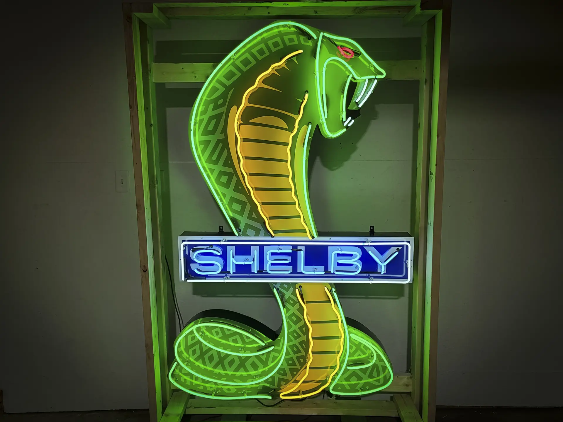 Shelby Animated Tin Neon Sign | Fort Lauderdale 2022 | RM Sotheby's