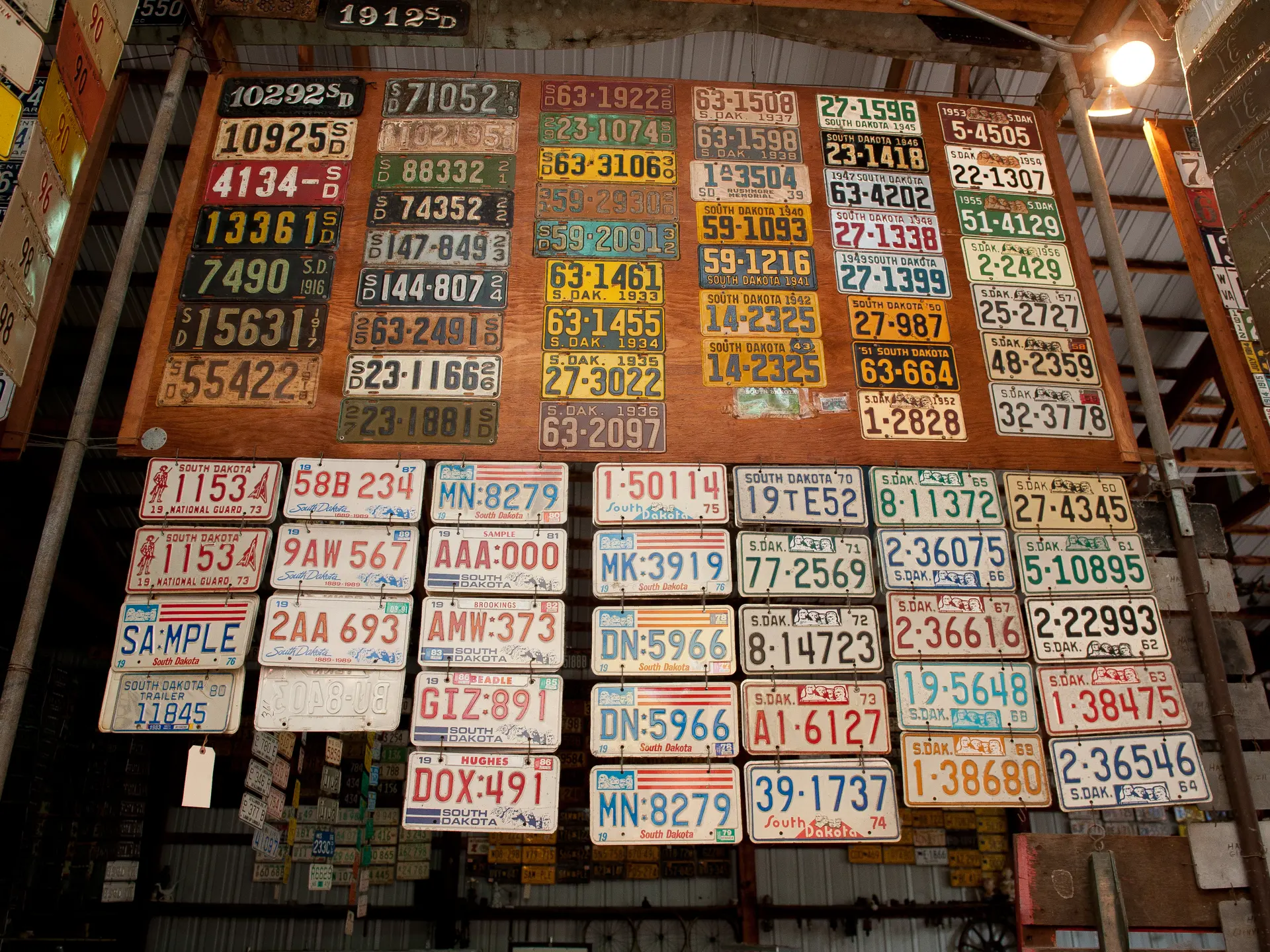 South Dakota License Plates | The Lee Roy Hartung Collection | RM Sotheby's