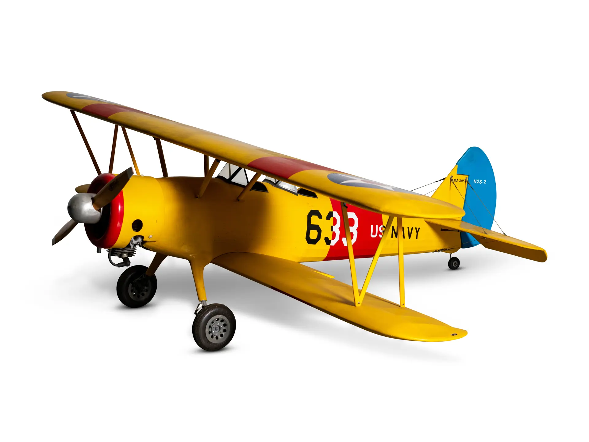 USAAC Boeing Stearman PT17 Model Airplane | The Oscar Davis Memorabilia ...