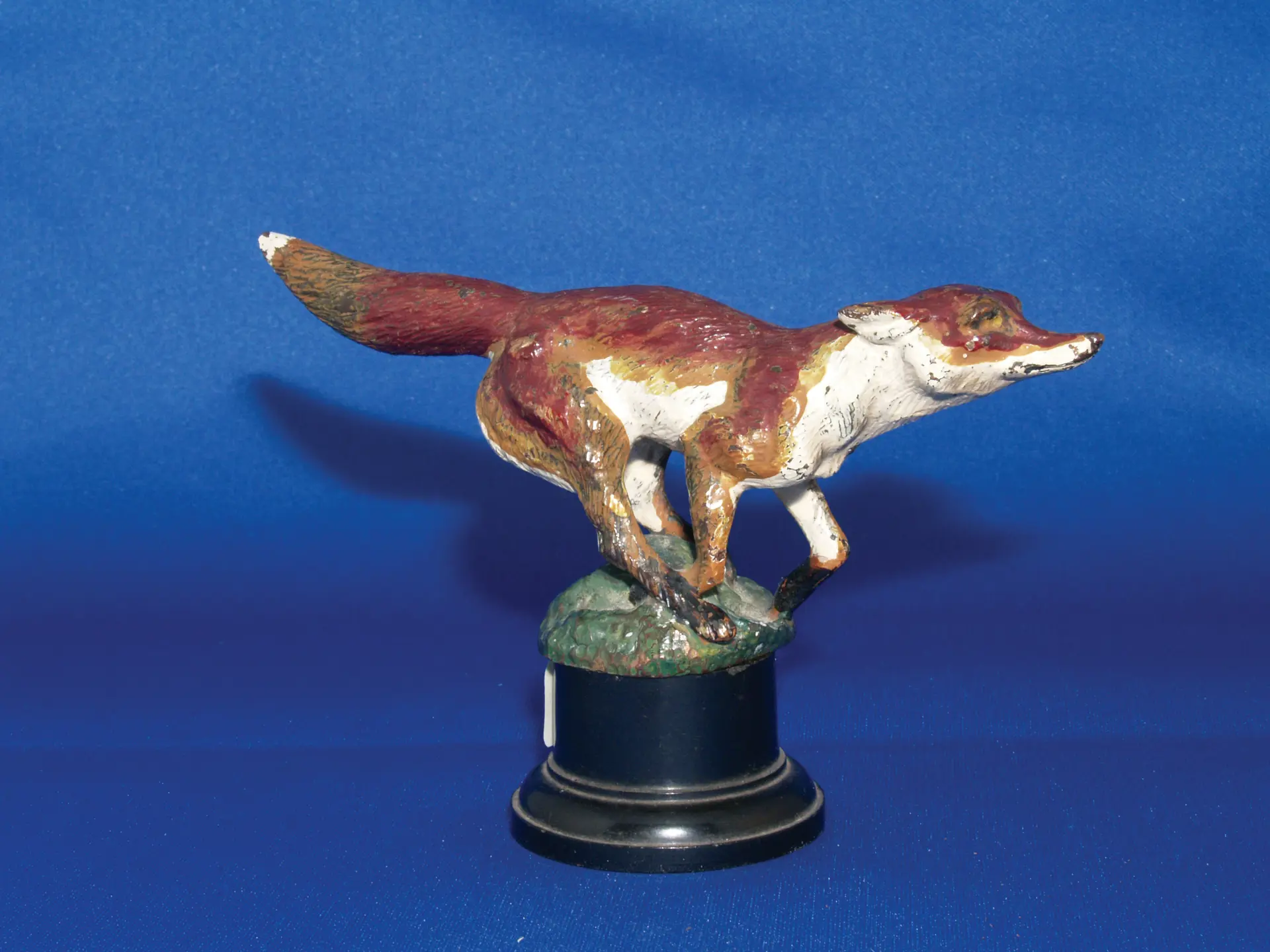 Fox running, English, cold painted bronze | Vintage Motor Cars in ...