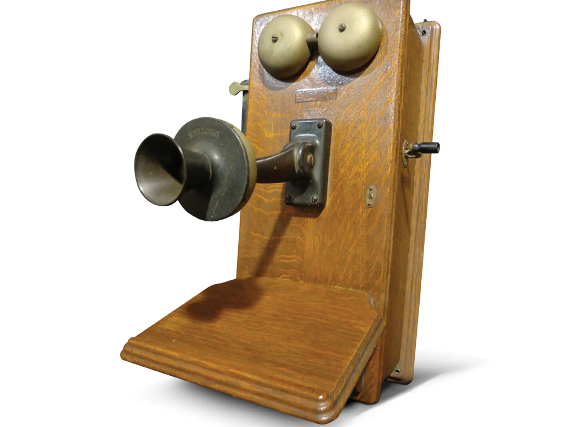 Oak Wall-Mount Hand-Crank Telephone | Auburn Memorabilia Auction | RM ...