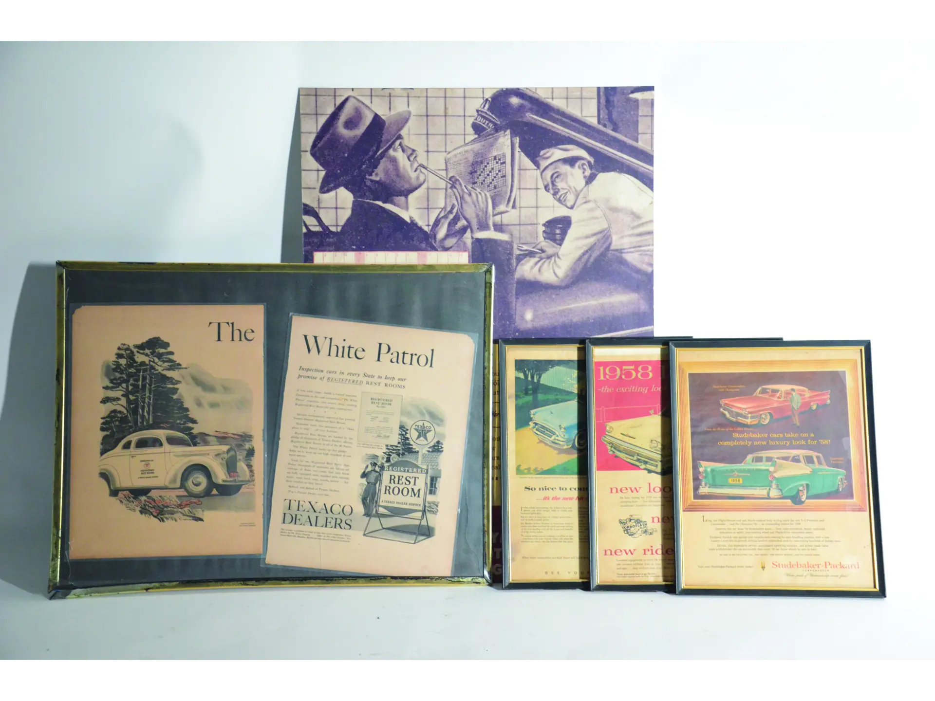A lot of framed and reproduction vintage advertising. | Auburn Fall ...