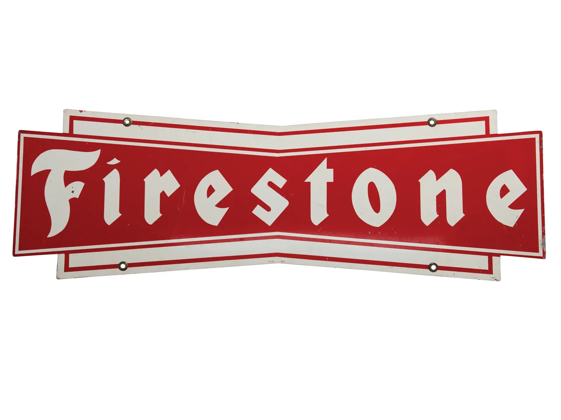 Firestone Double-Sided Bow-Tie Sign | The Dingman Collection | RM Sotheby's