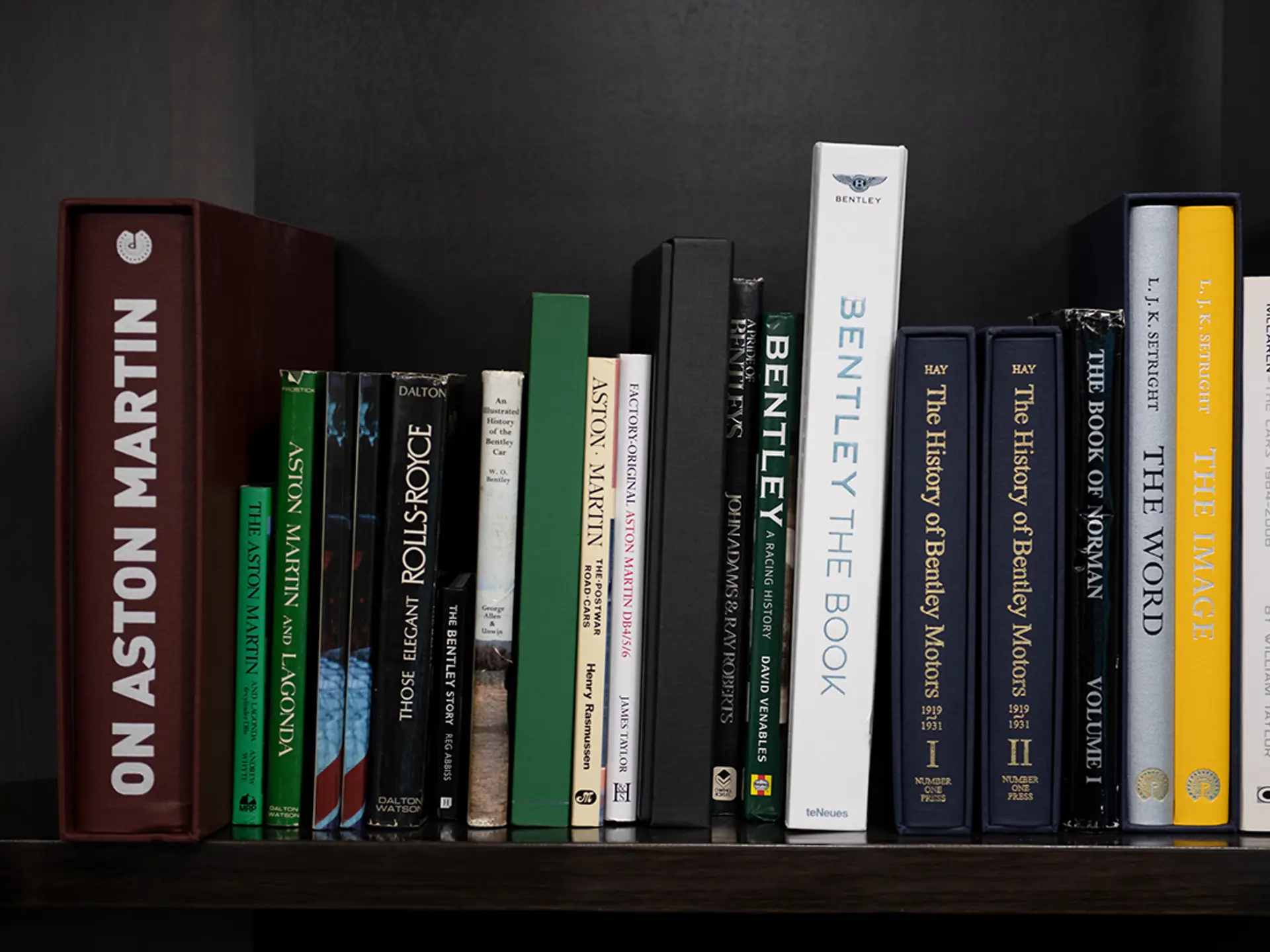 Aston Martin, Bentley, and Rolls-Royce Books | The Elkhart Collection ...