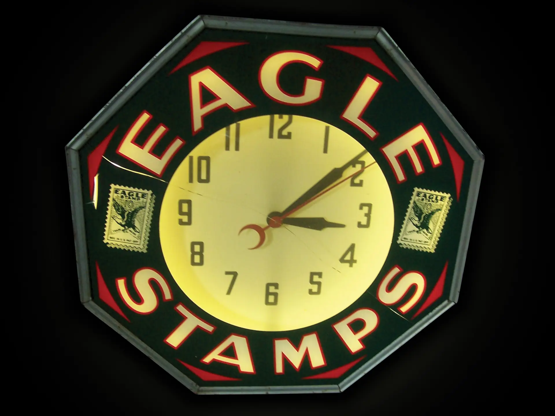 Eagle Stamps Illuminated Clock | Auburn Fall 2018 | RM Sotheby's