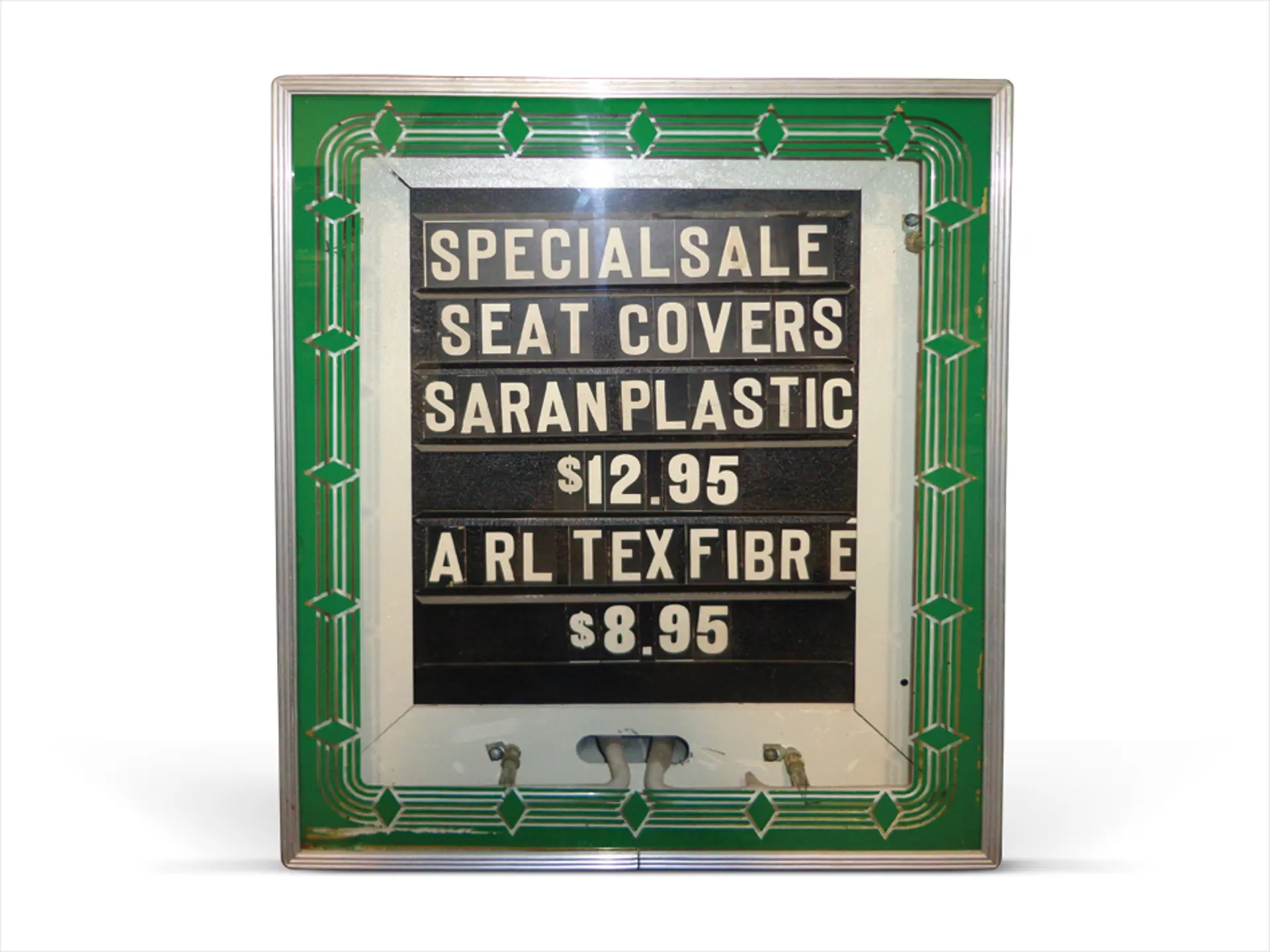 Countertop Advertising Display with Neon Light | Auburn Memorabilia ...