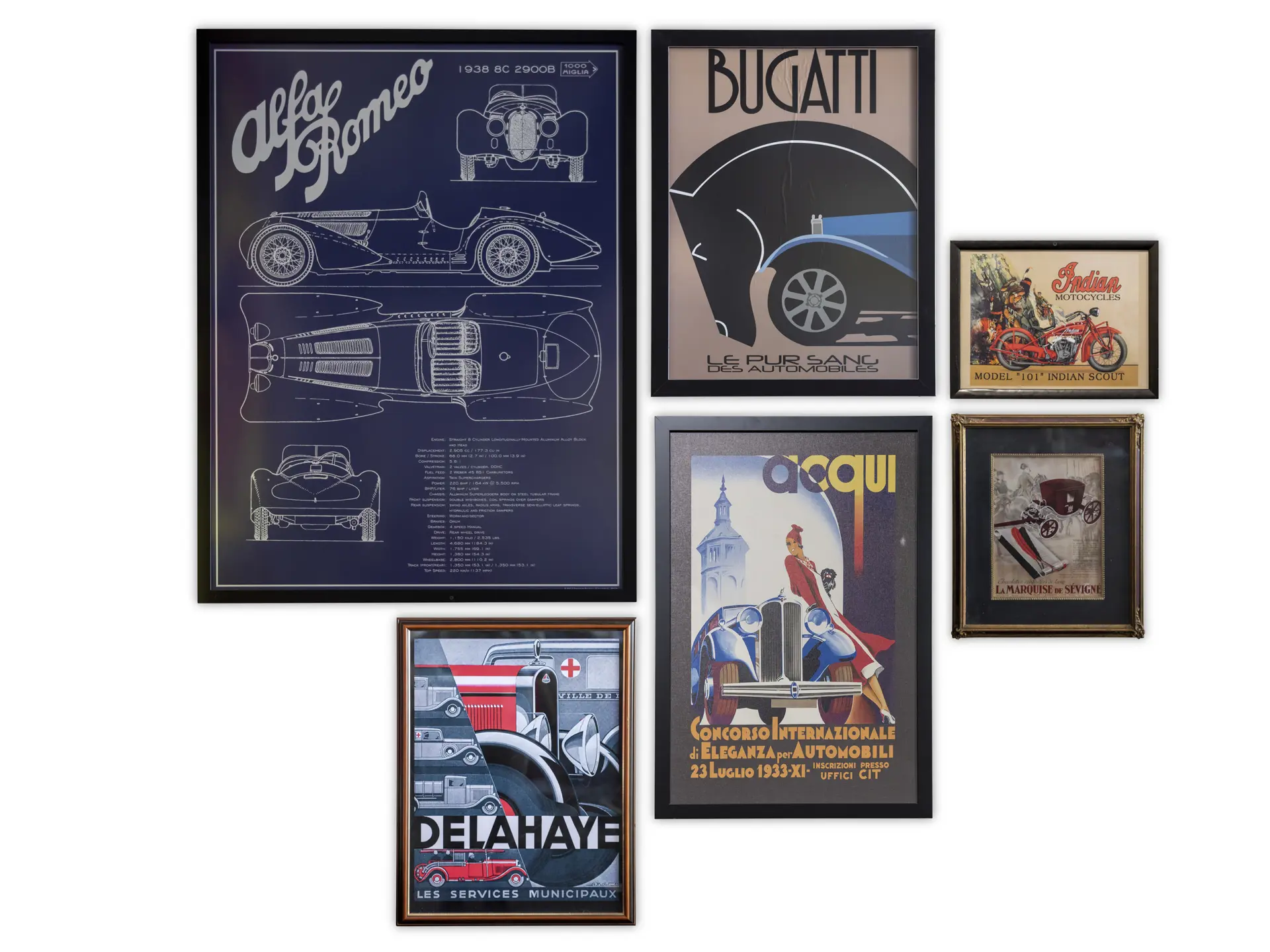Framed Automotive Art | Gene Ponder Collection | RM Sotheby's