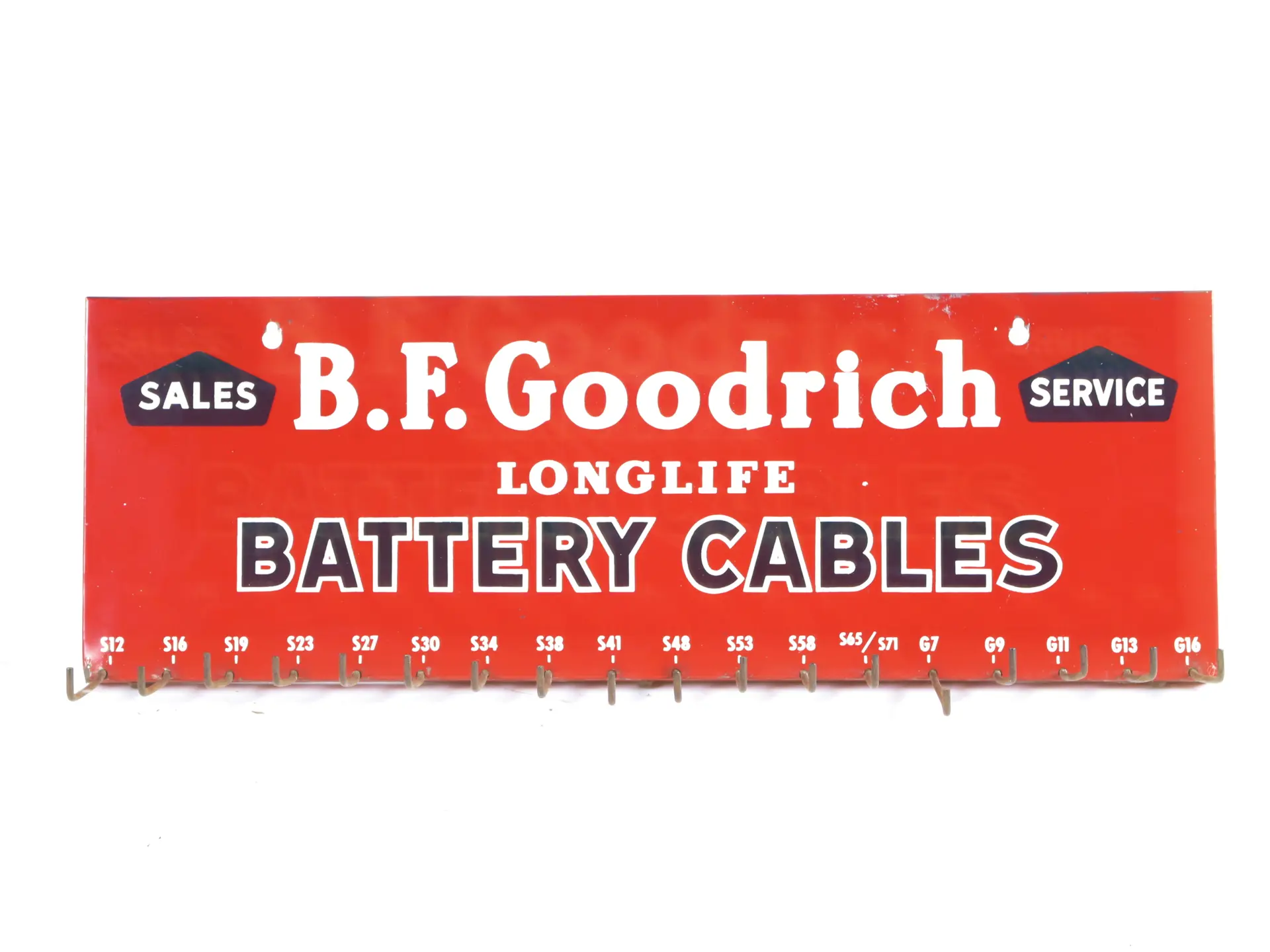 B.F. GOODRICH BATTERY CABLE RACK | Private Collection of Tom & Marlene Stackhouse | RM Sotheby's