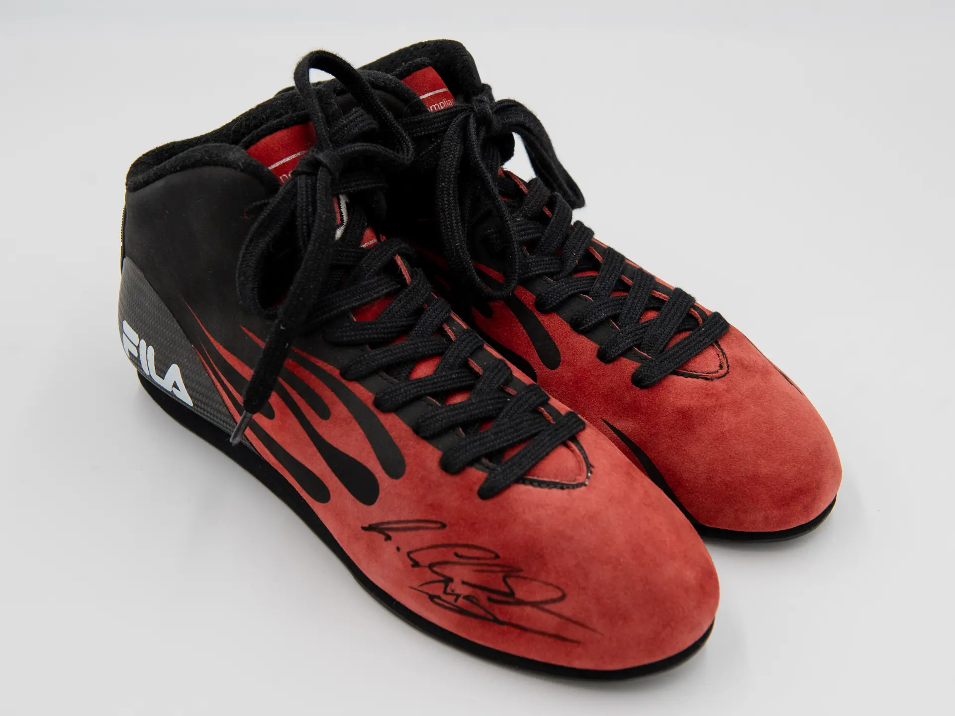 2004 Michael Schumacher Fila Formula 1 Racing Boots | Full Throttle ...
