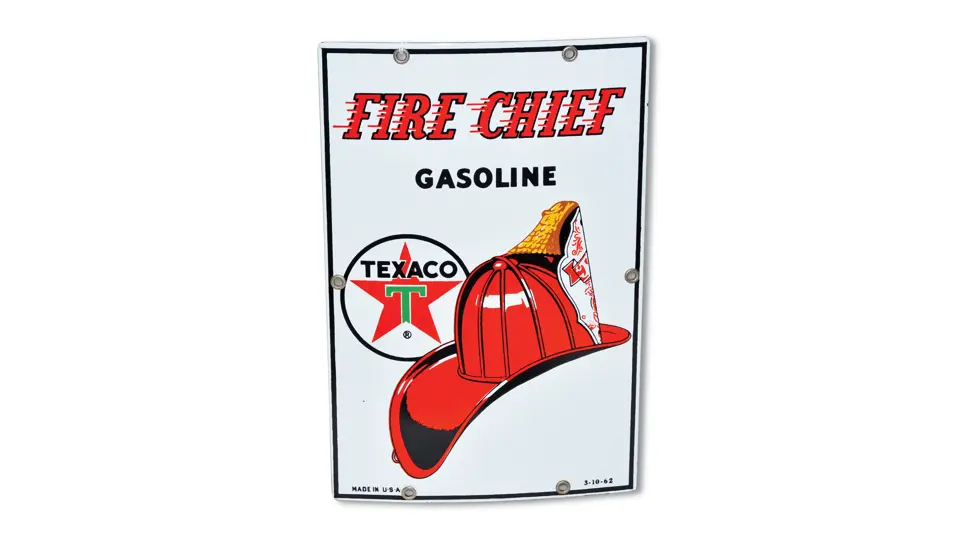 Texaco Fire Chief Gasoline Sign | Auburn Spring 2019 | RM Sotheby's