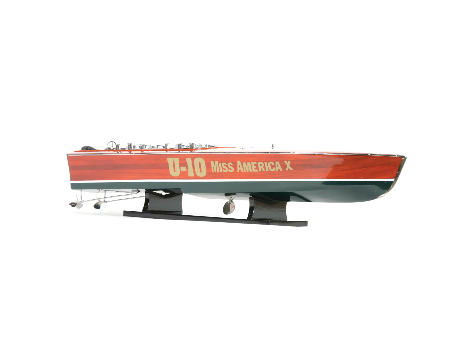 Wooden Boat Models - Approximately 1:12 scale - Miss America X, gold ...