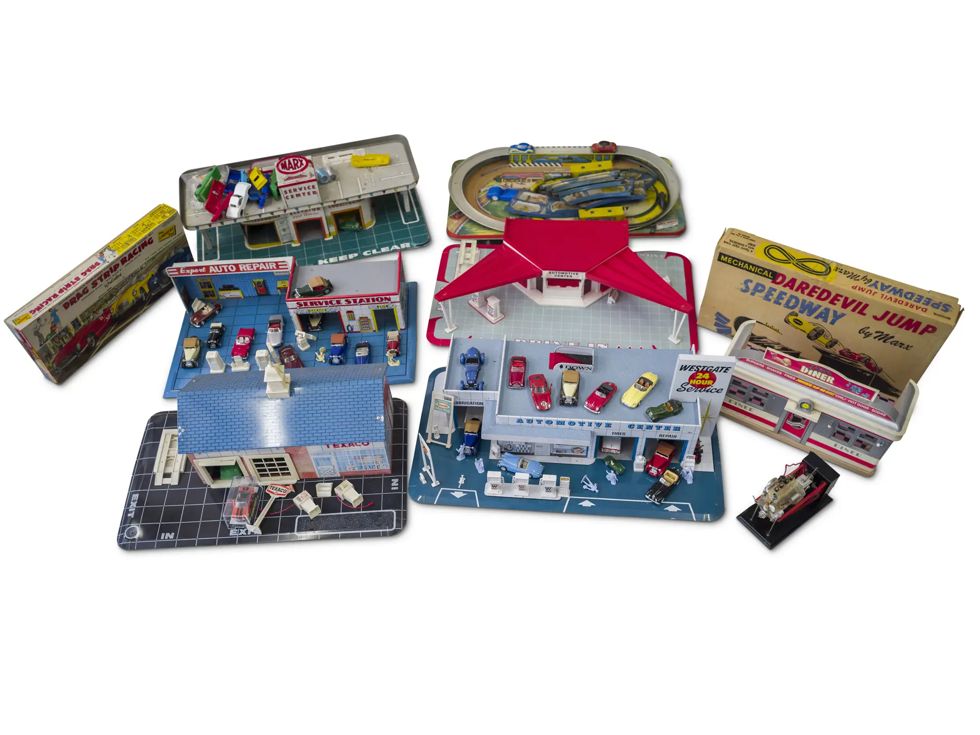 Speedway and Service Station Dioramas | Gene Ponder Collection | RM ...