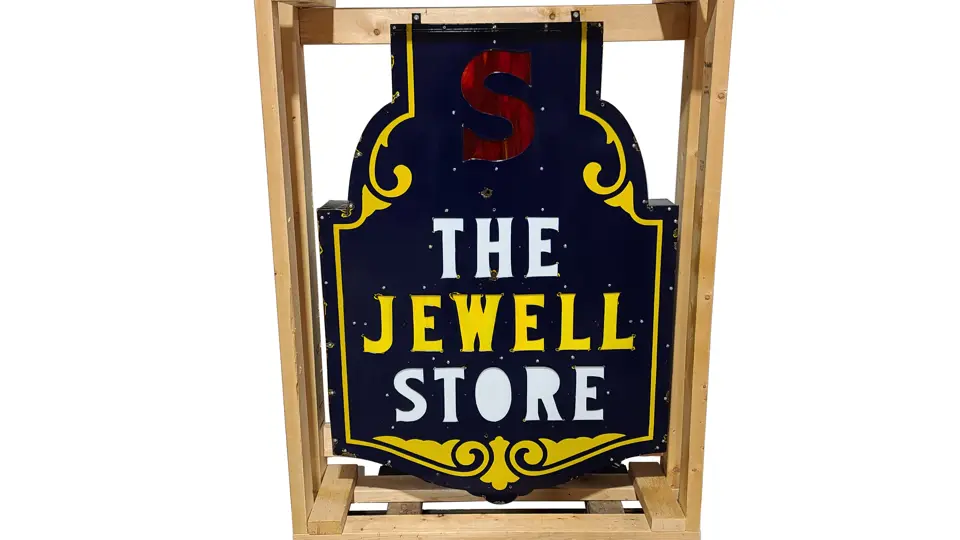 The Jewell Store Lighted Sign, ca. 1910 | Handle with Fun | RM Sotheby's