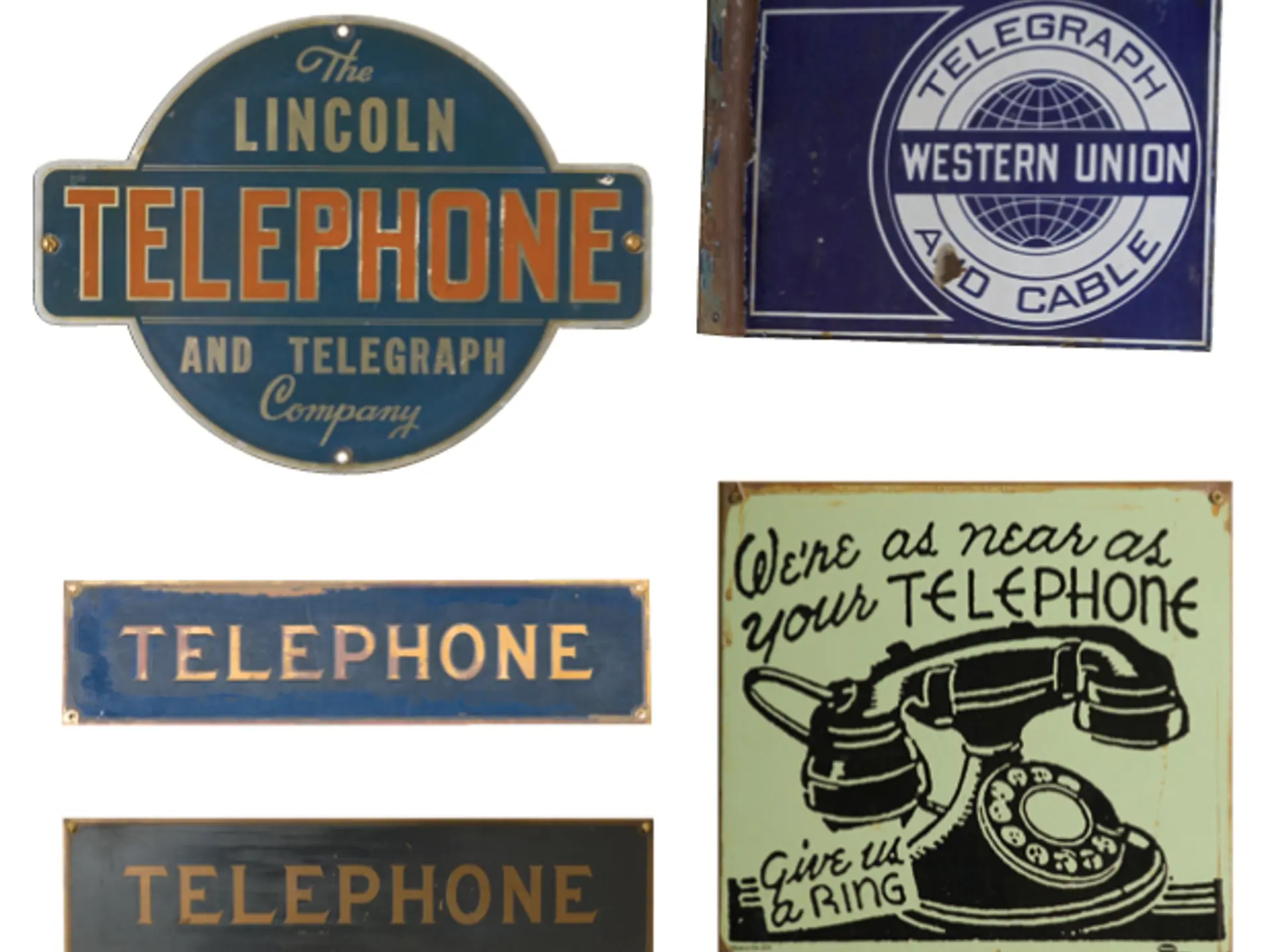 Telephone Signs | The Astor Collection | RM Sotheby's