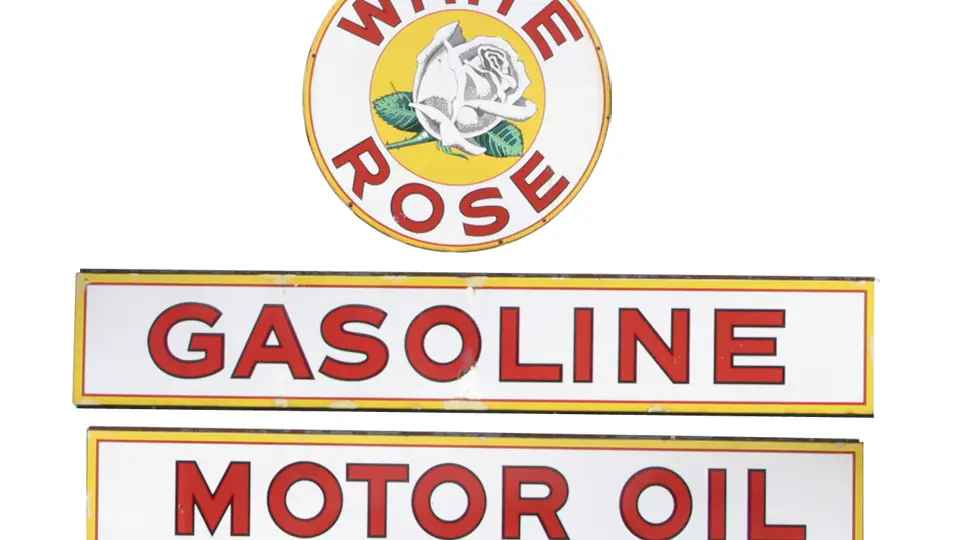 WHITE ROSE SIGN | Private Collection of Tom & Marlene Stackhouse | RM ...