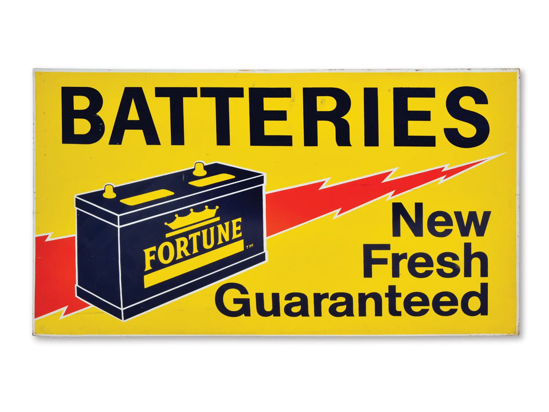 Fortune Batteries New Fresh Guaranteed Sign | Auburn Spring 2019 | RM ...