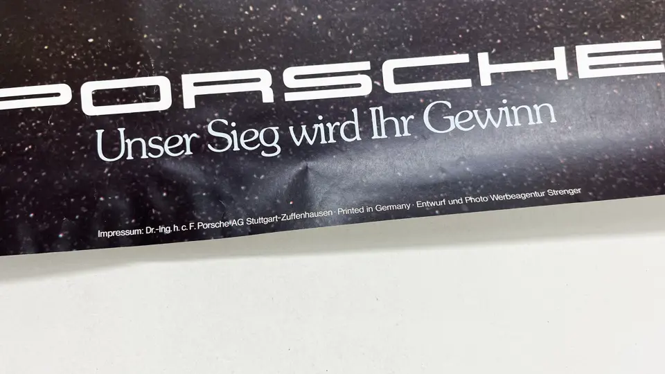 1977 Brands Hatch Porsche Racing Poster and Two 1976 Porsche ...