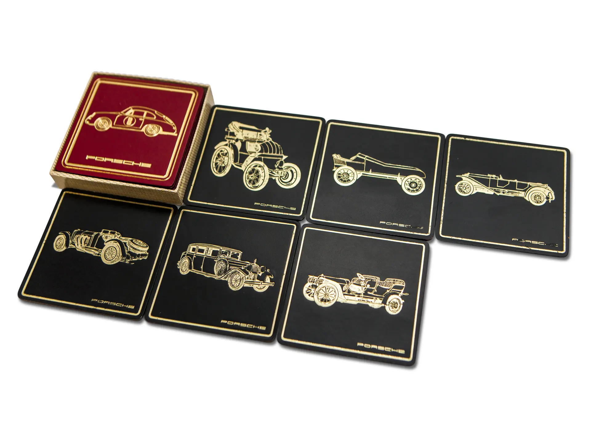 Porsche Leather Coasters, Factory Gift Sets, ca. 1980s | A Lifetime of ...