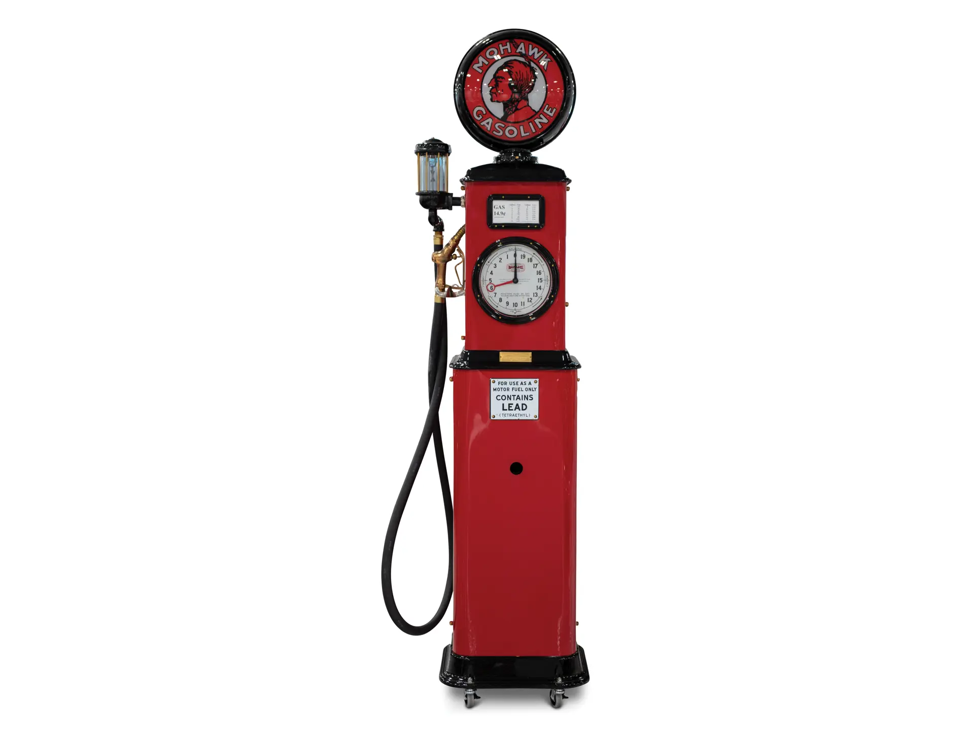 Bennett Model 150 Gas Pump with Mohawk Livery | The Elkhart Collection ...