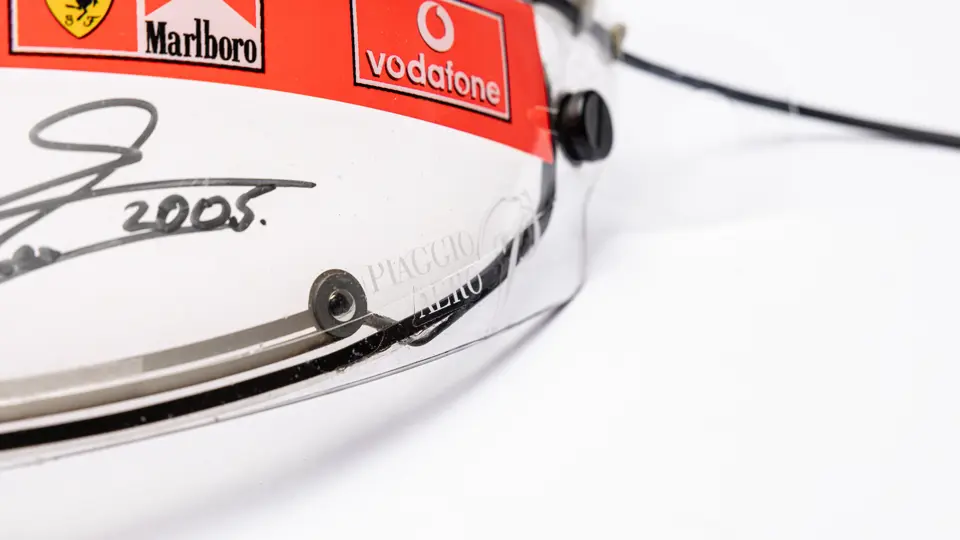 Michael Schumacher Scuderia Ferrari Formula 1 Signed Visor | The Schumacher and F1 Legends ...