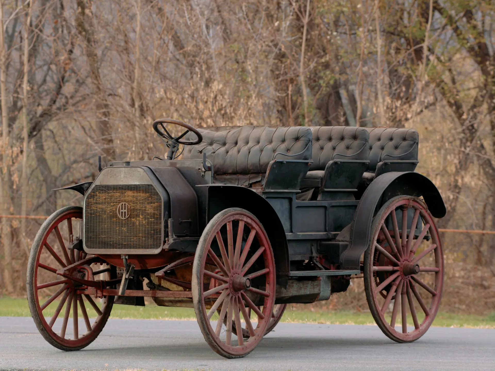 1914 International Model AW 9-Passenger High-Wheel Surrey | Vintage ...