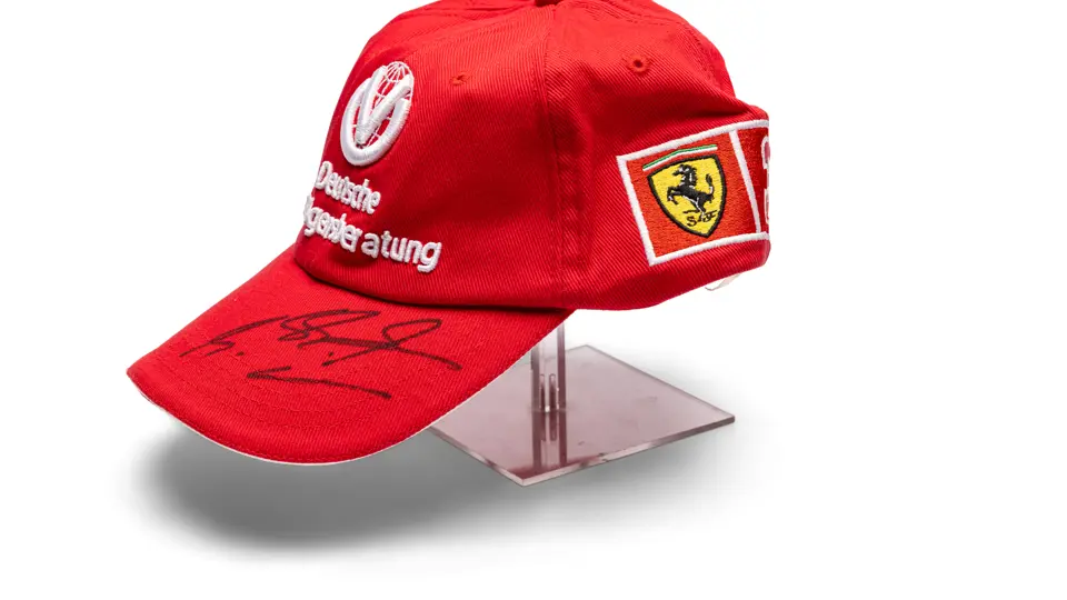2000 Michael Schumacher Scuderia Ferrari Formula 1 Signed Cap | The ...