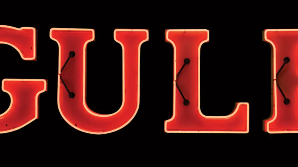 Gulf Neon Sign | Vintage Motor Cars of Hershey 2009 | RM Sotheby's