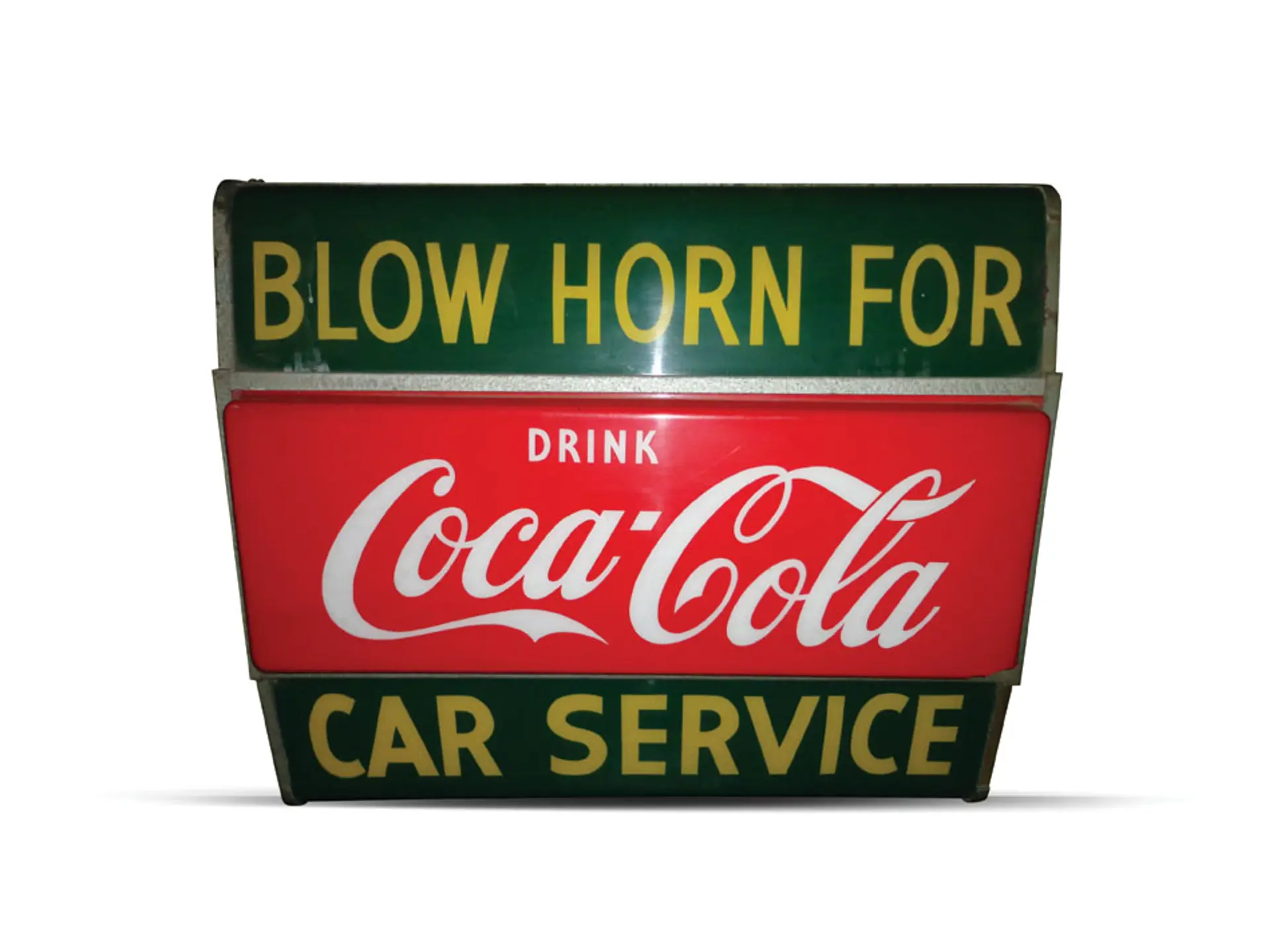 Coca-Cola Plastic-Faced Lighted Drive In Sign | Auburn Memorabilia ...