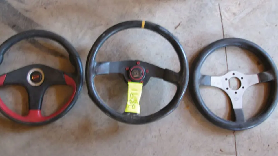 Three Rubber Steering Wheels | The Bennett Collection | RM Sotheby's