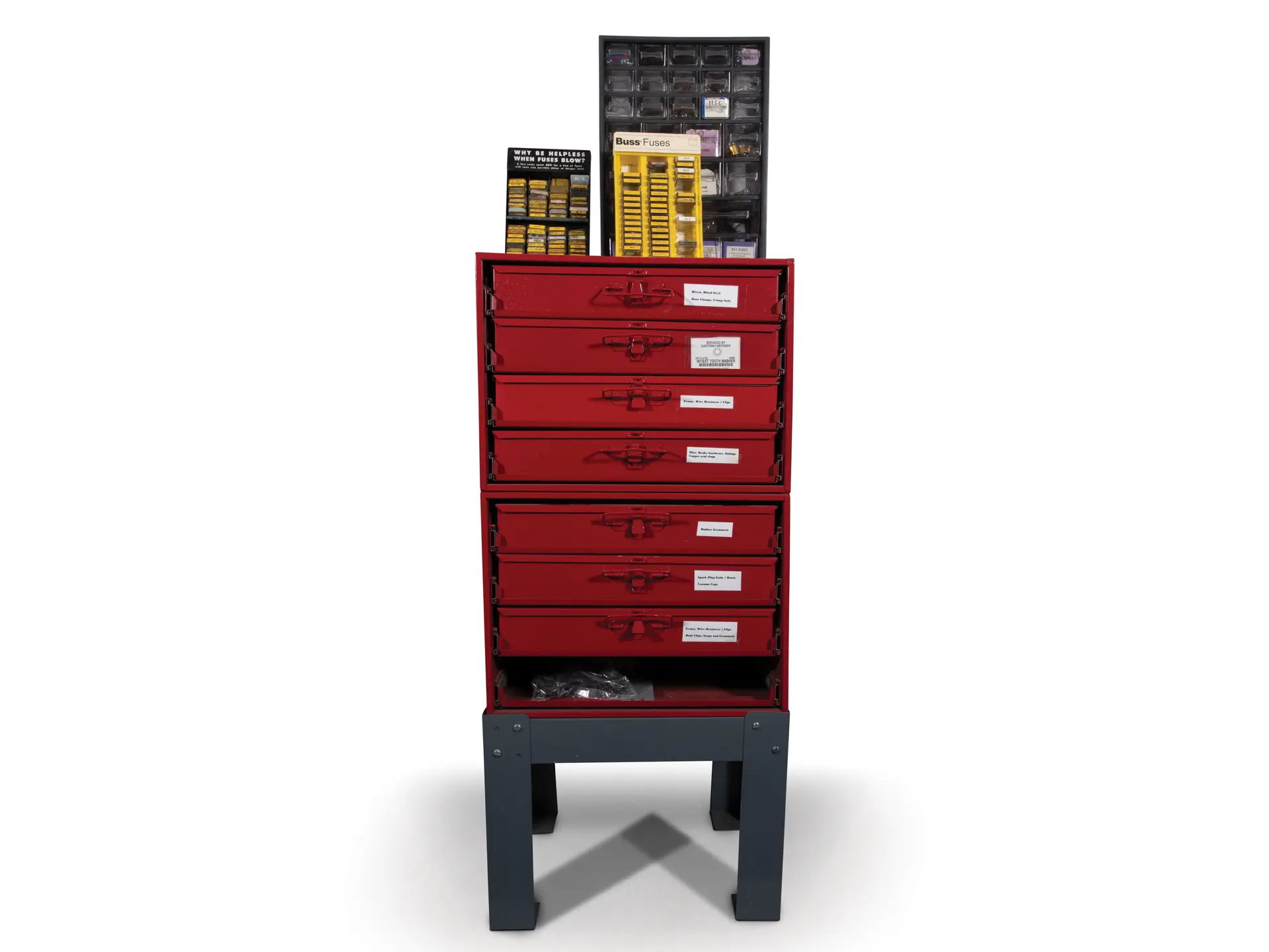 Fastener Cabinet with Fasteners, Fuses, and Bulbs | The Dingman ...