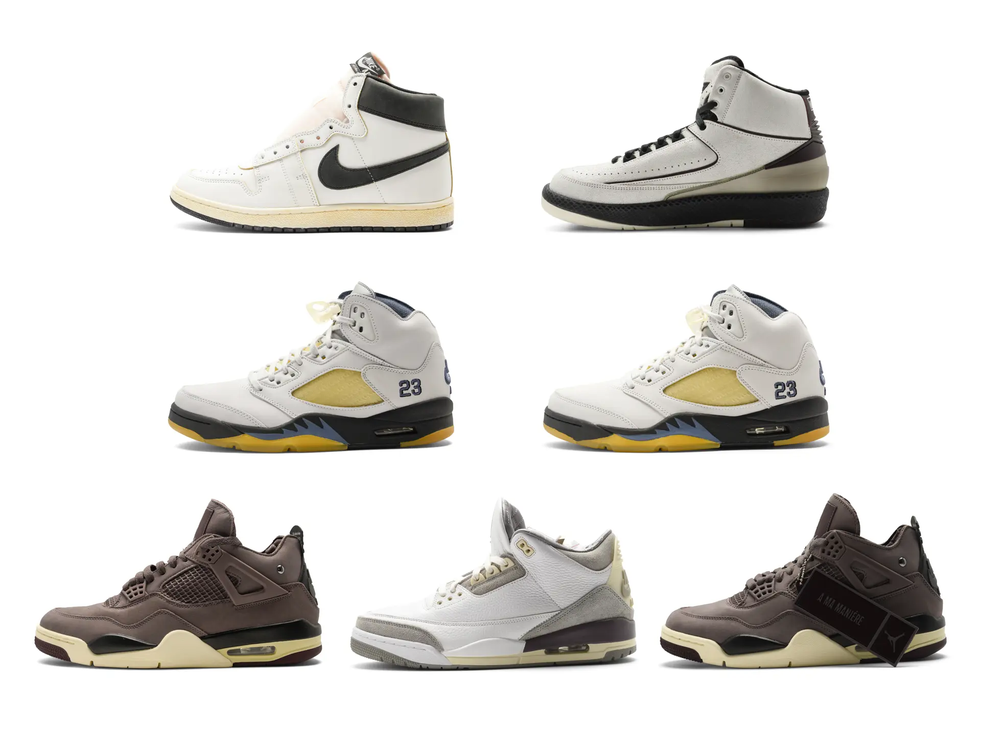 Set of Seven | Nike Air Jordan A Ma Maniére Sneakers | Dare to Dream ...