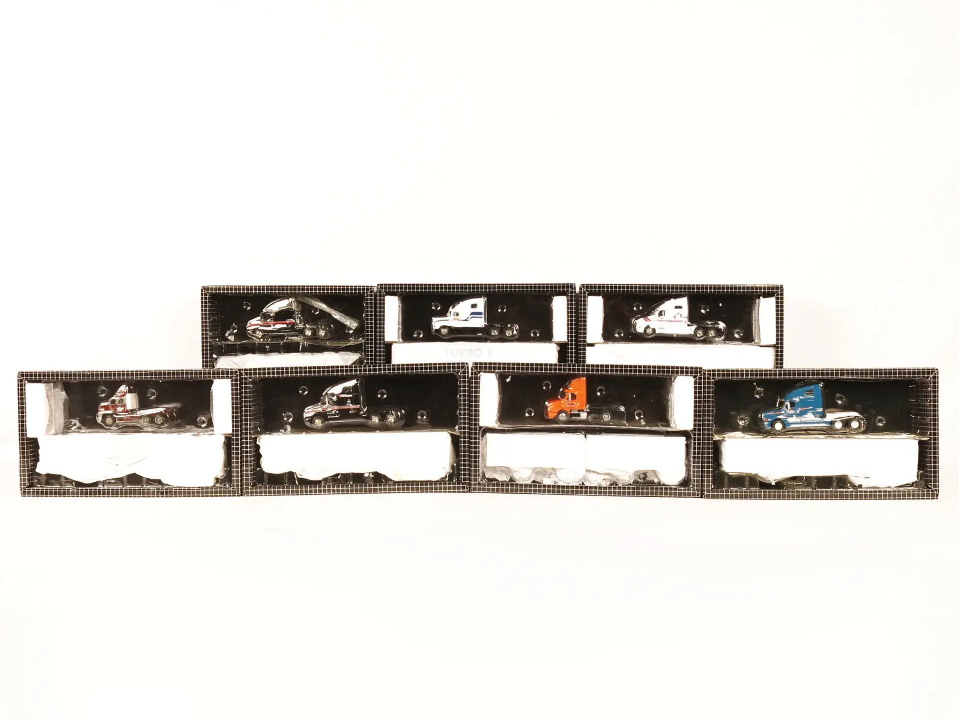 Seven 1/64 Scale Precision Engineered Models of Various Companies ...