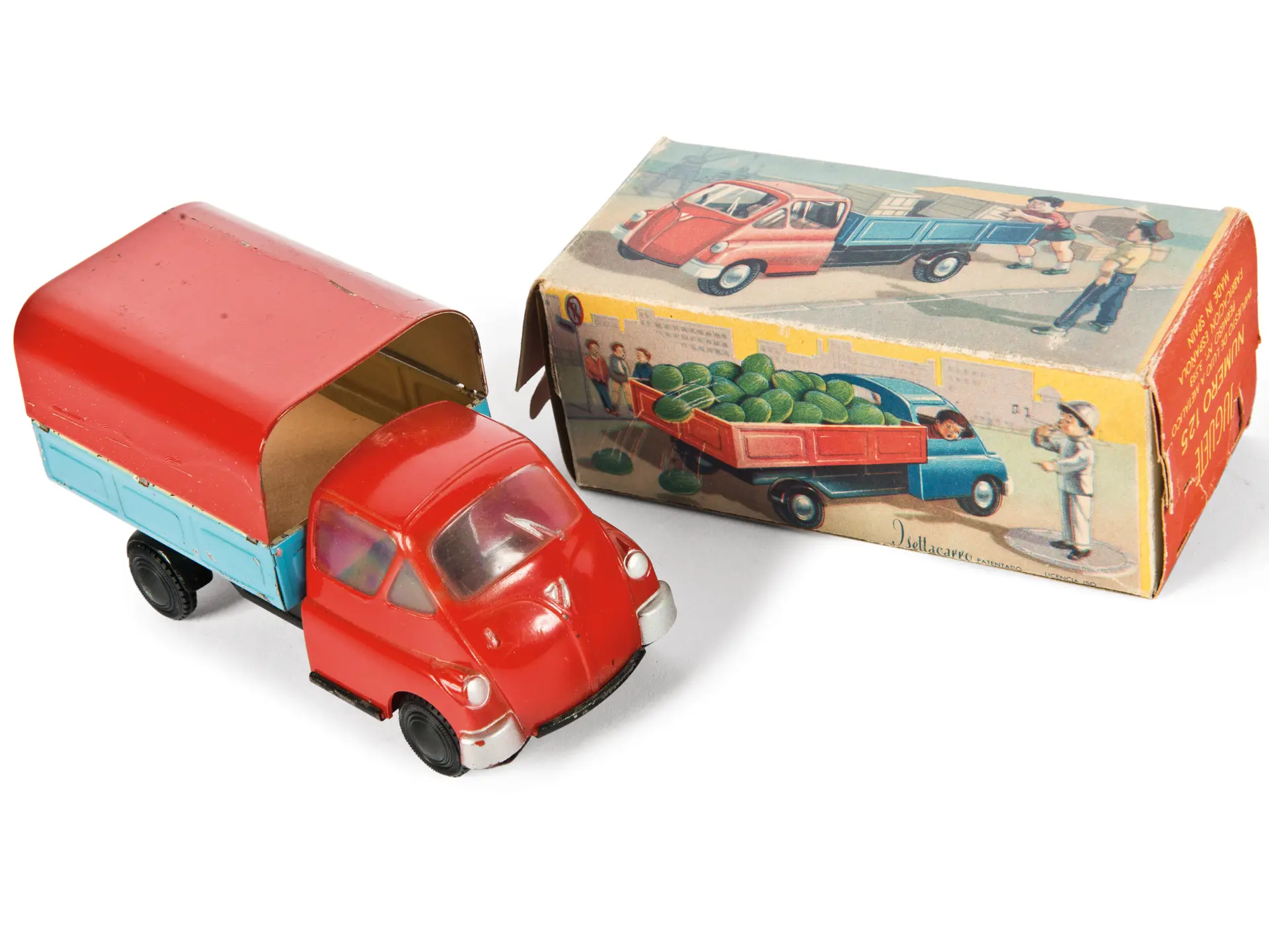 Isettacarro Tin Toy Car and Original Box | The Bruce Weiner Microcar ...