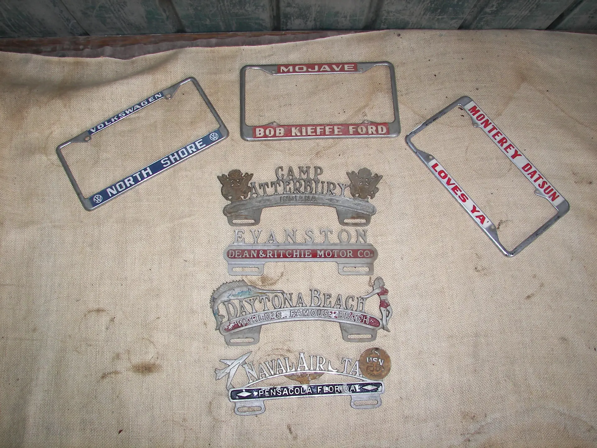 License Plate Toppers and Frames | The Lee Roy Hartung Collection | RM ...