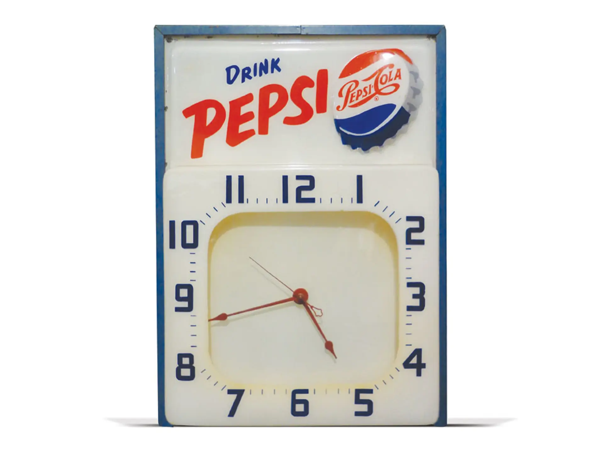 Unusual Pepsi Clock with Molded Plastic Face | Auburn Memorabilia ...