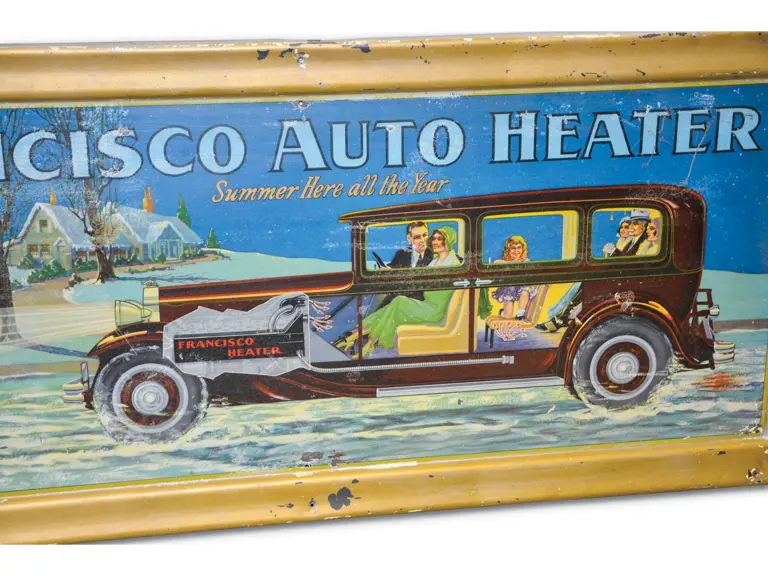 Francisco Auto Heater Sign | Auburn Spring 2019 | RM Sotheby's