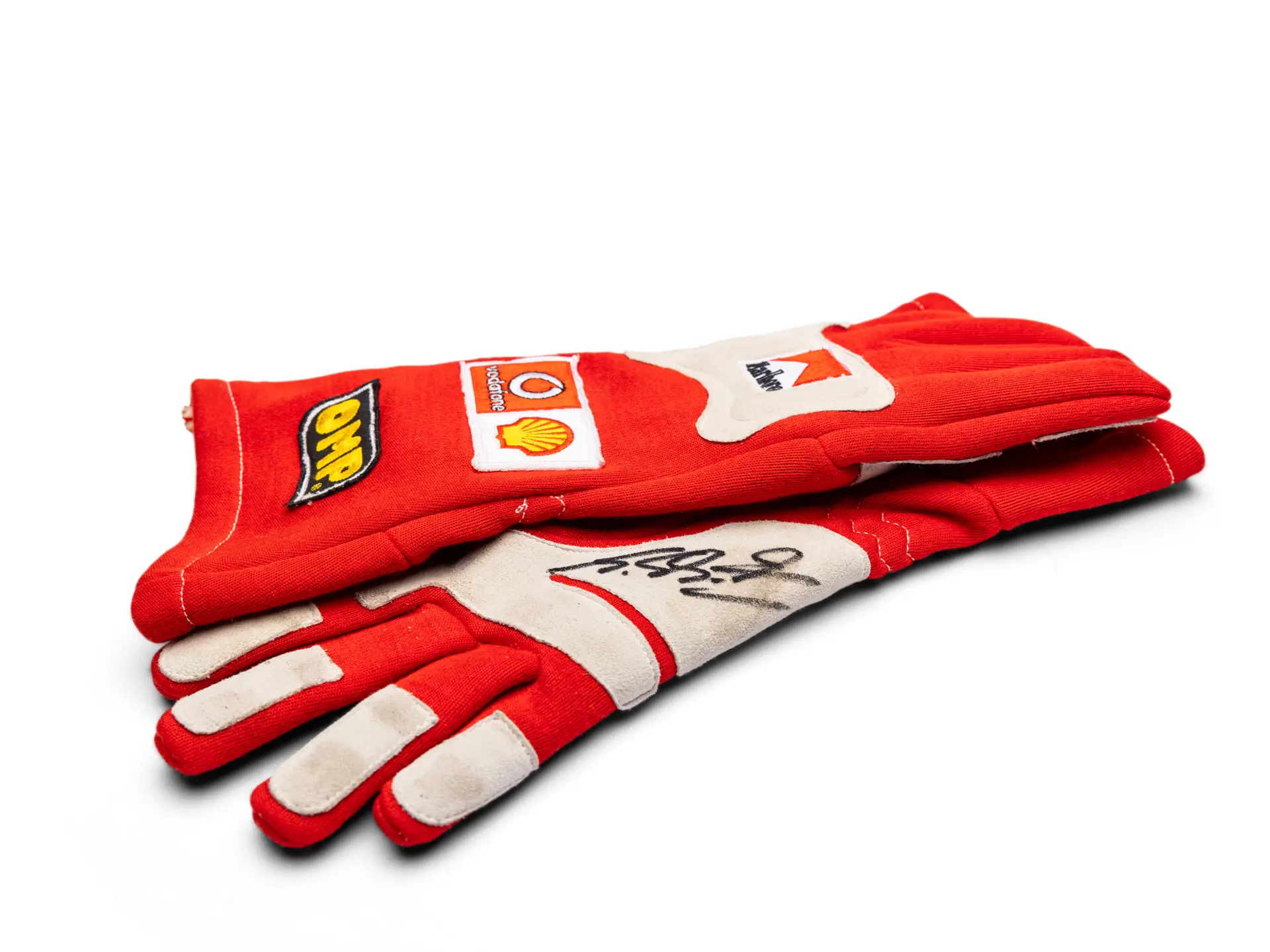 Scuderia Ferrari Formula 1 OMP Signed Racing Gloves | The Schumacher ...