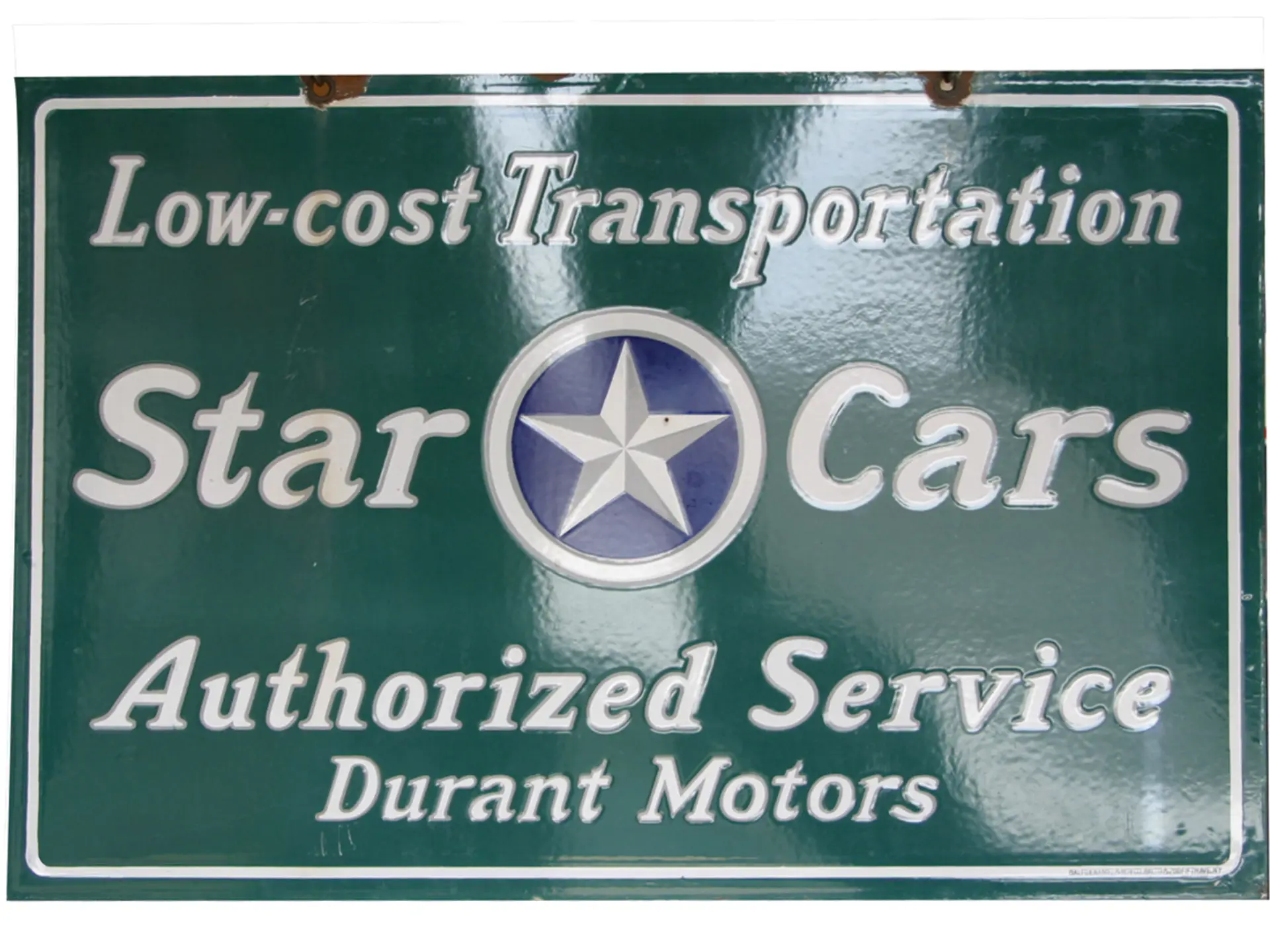 STAR CARS SIGN | Private Collection of Tom & Marlene Stackhouse | RM ...