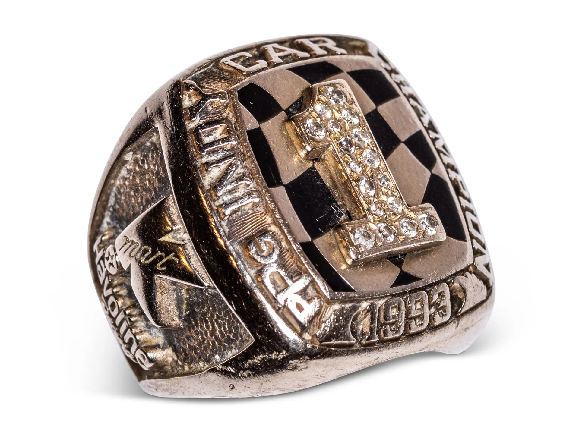 1993 PPG Indy Car Champion Ring Inscribed to Paul Newman | High Speed ...