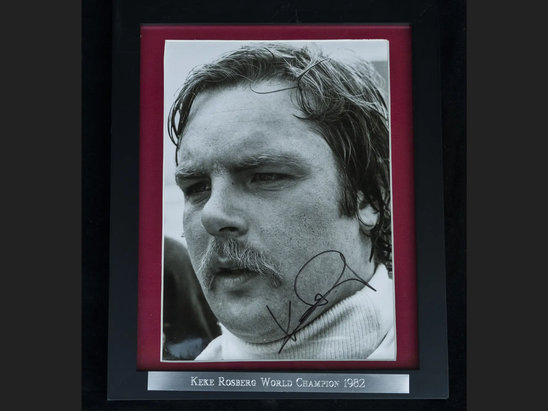 Keke Rosberg Signed Photograph | Open Roads, August 2021 | RM Sotheby's