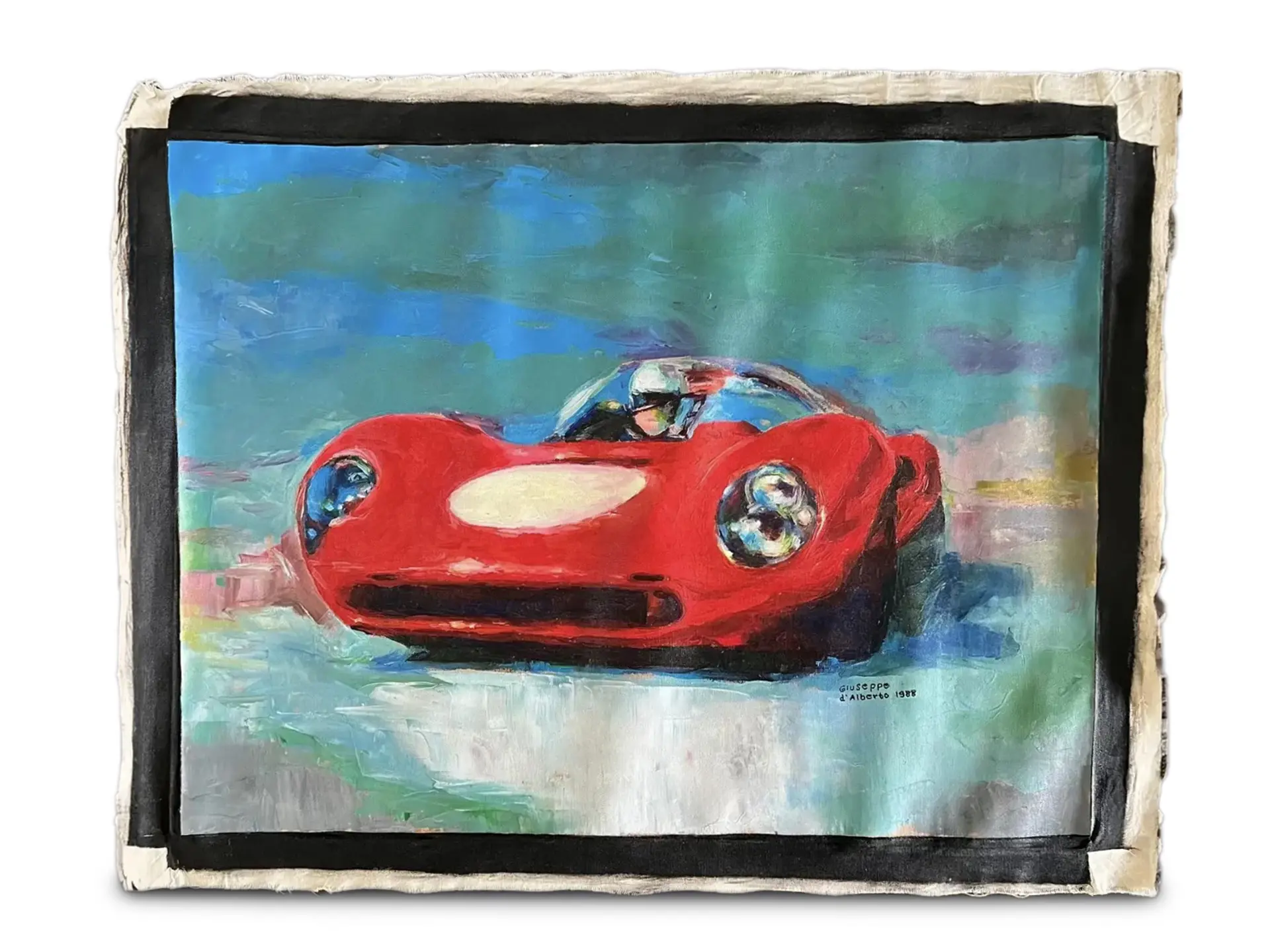 Ferrari 330 P4 Painting by Giuseppe d’Alberto | Arizona 2025 | RM Sotheby's