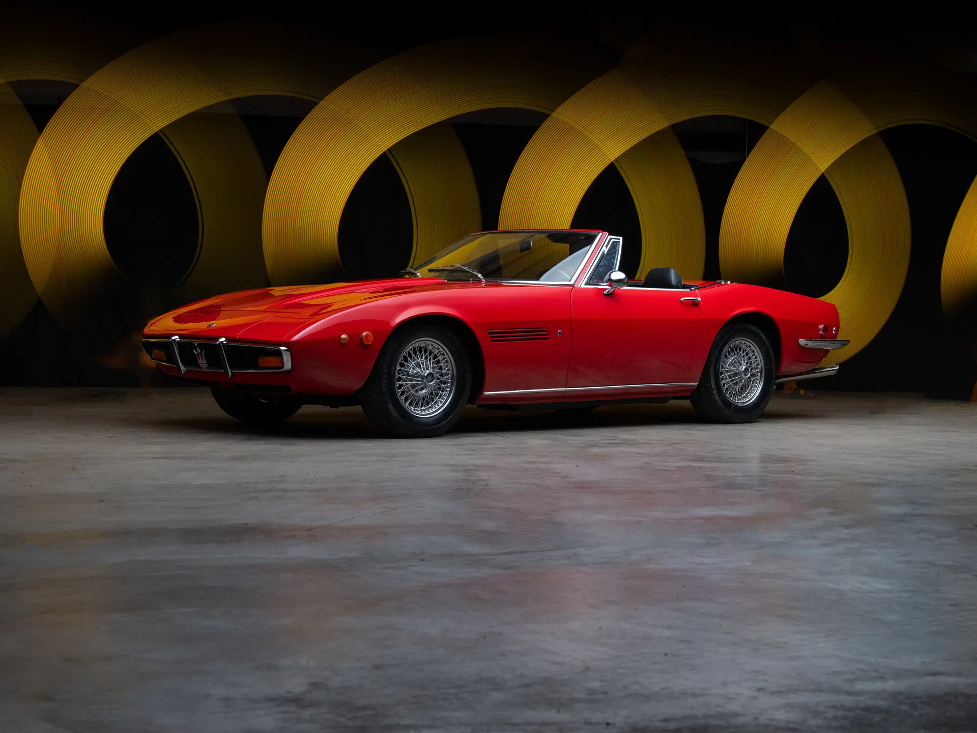 1971 Maserati Ghibli SS 4.9 Spyder by Ghia | Monterey 2024 | RM Sotheby's