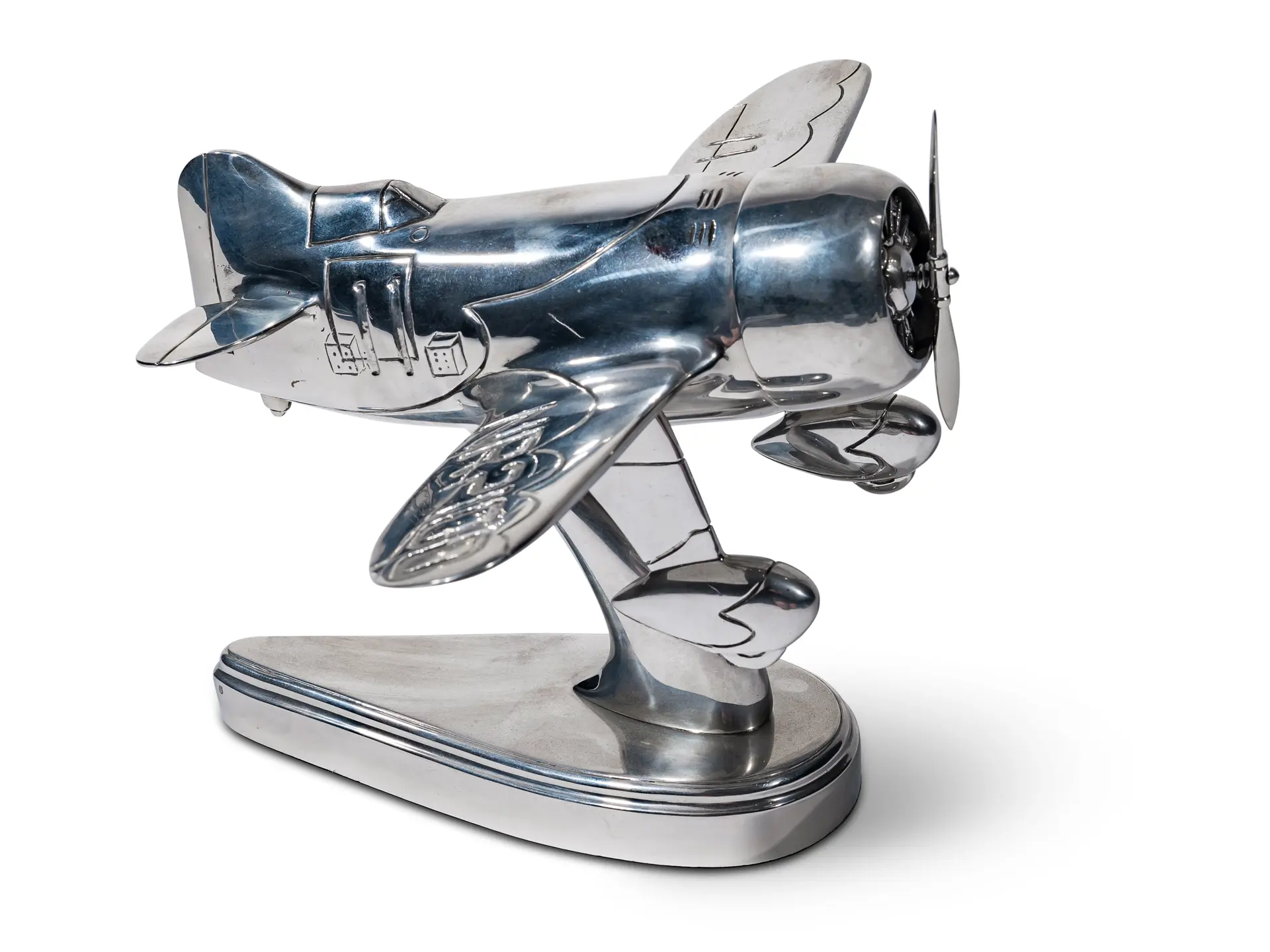 Stainless Steel Gee Bee Model Race Plane by Don Sommer, Edition 05/10 ...