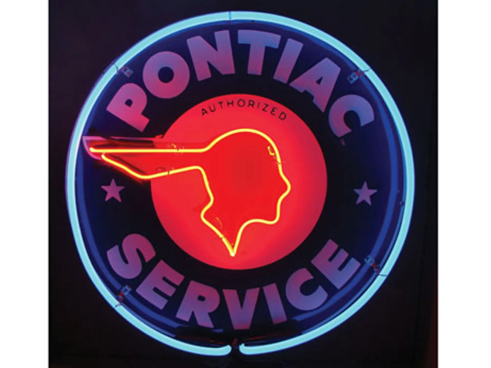 Pontiac Service Neon (24 inches round) | Auburn Fall 2013 | RM Sotheby's