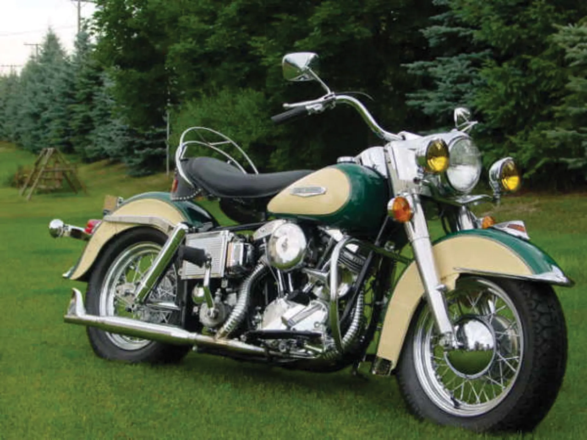 1966 Harley-Davidson FLH Motorcycle | Classic Car Auction of Michigan ...