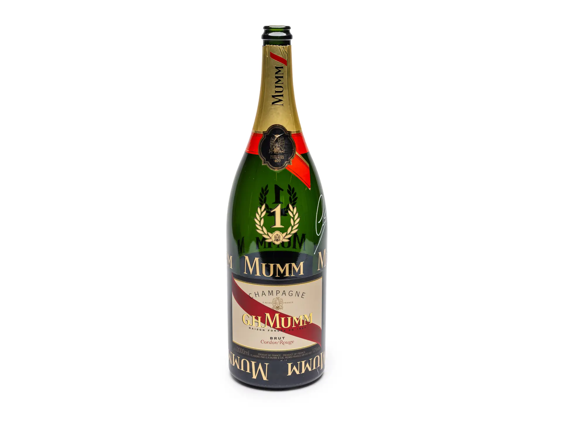 2014 Lewis Hamilton Signed Mumm Champagne Bottle | The February ...