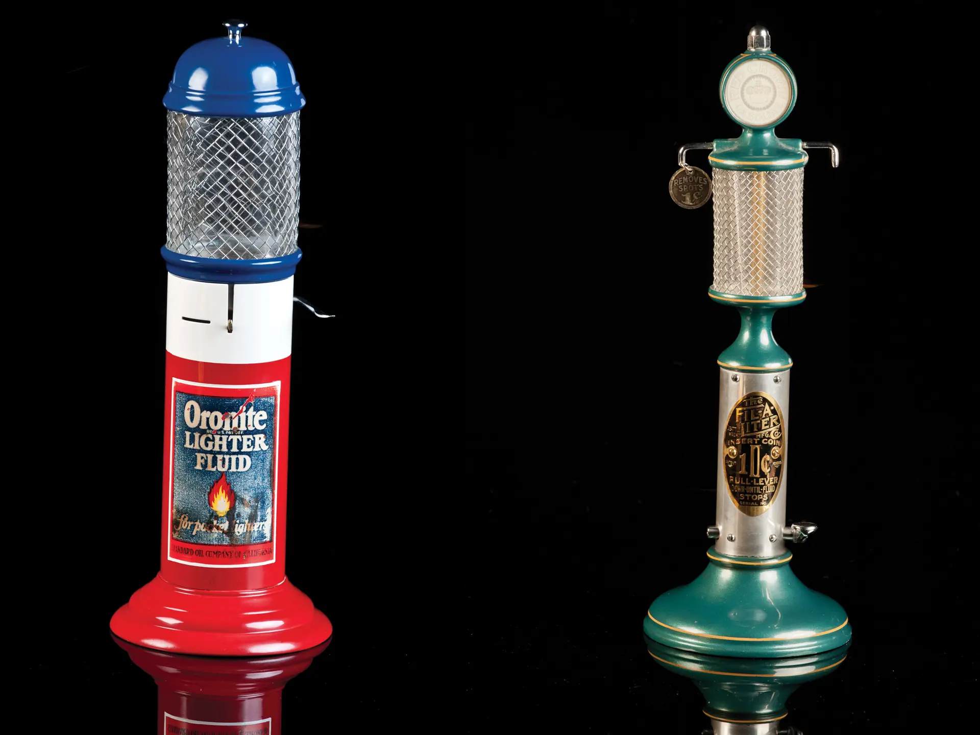 Pair of Lighter Fluid Dispensers | The Milhous Collection | RM Sotheby's
