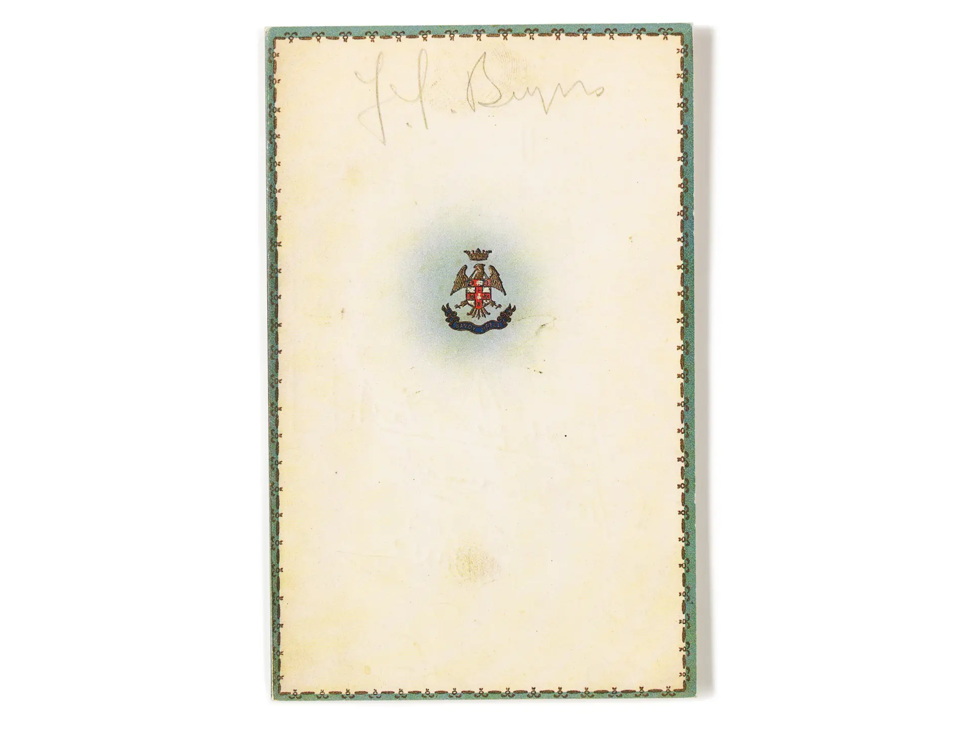 Bentley Motors Le Mans Victory Dinner Menu from The Savoy Hotel, 29 ...